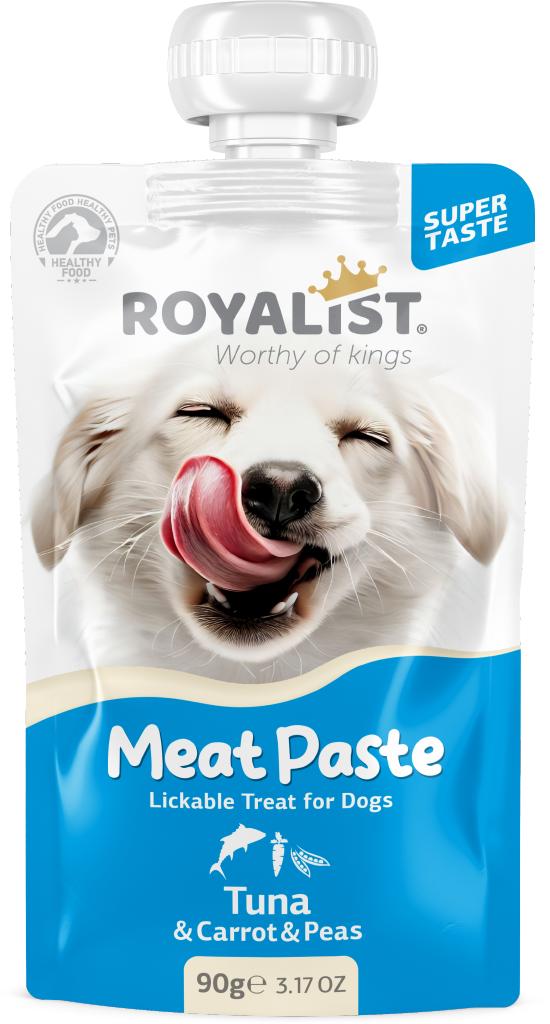 Meat Paste Dog Tuna & Carrot & Peas 90 Gr 03771-408547 - Royalist
