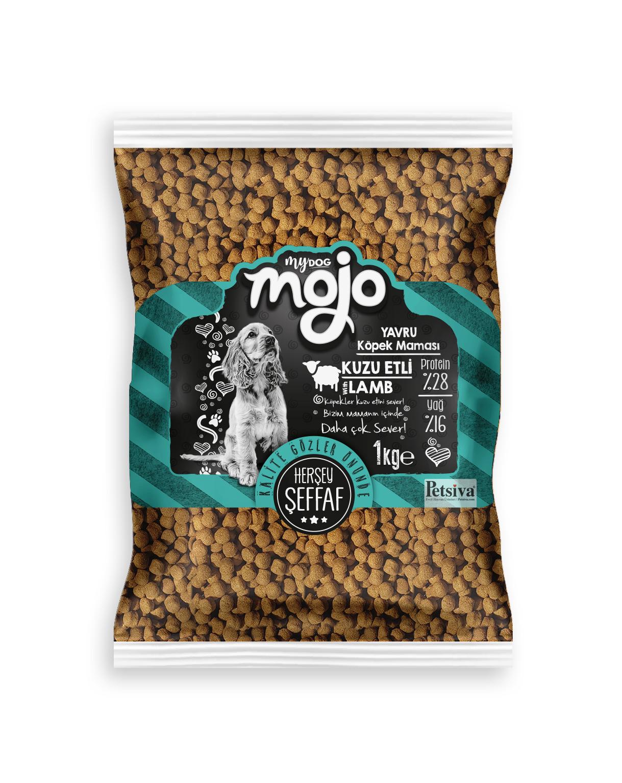 Mojo Black Kuzu Etli Yavru Köpek Maması 1kg - Mojo Black